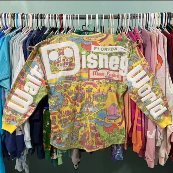 Disney | Tops | Disney Parks Park Map Vault Collection 5th Anniversary ...